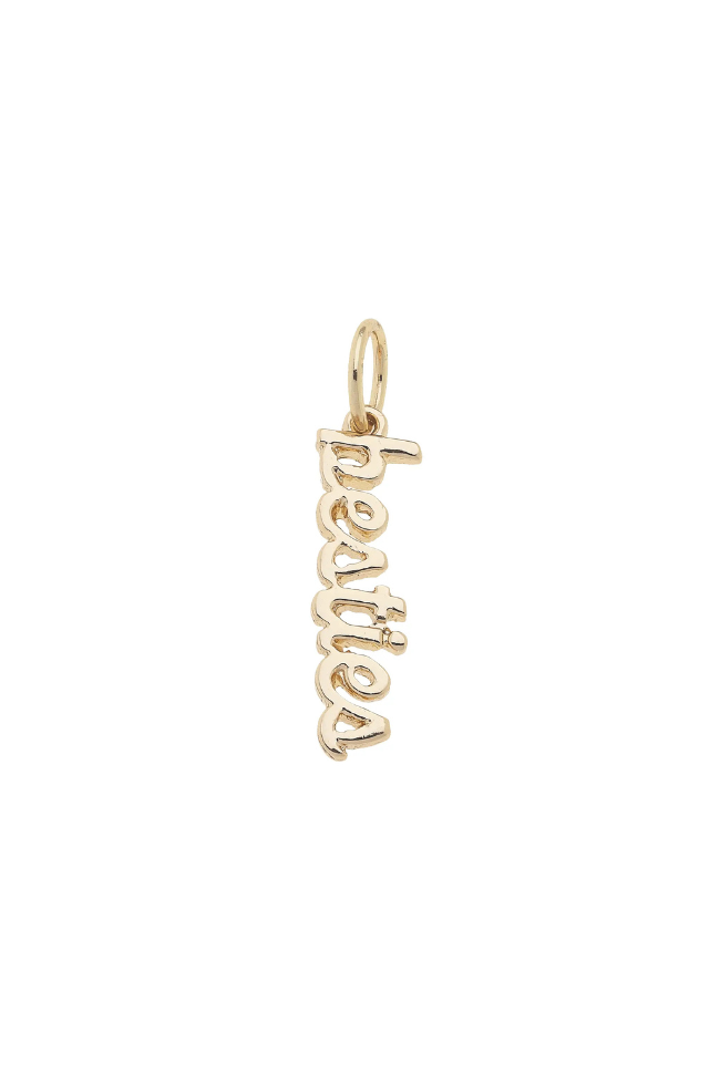 "Besties" Cursive Word Charm– Boxbar